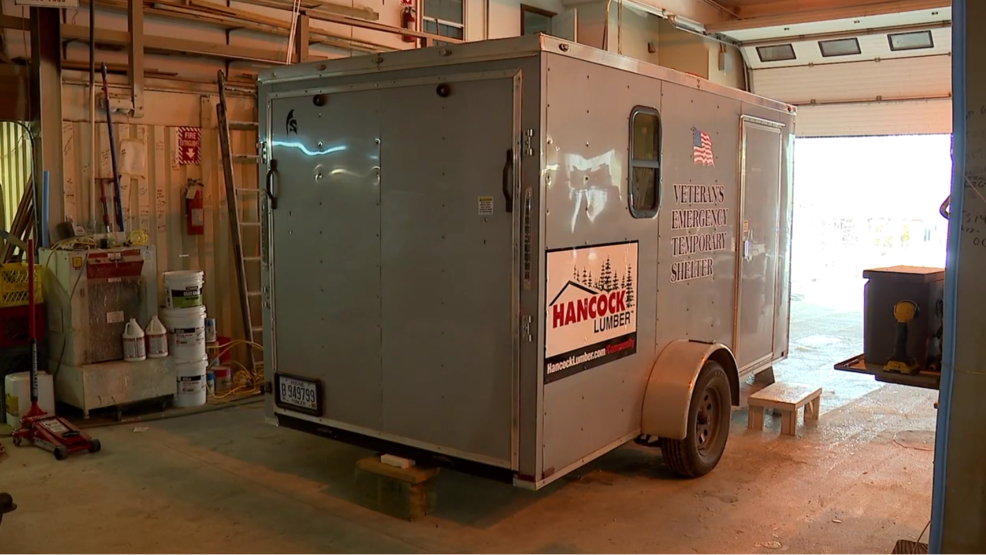 Maine men transform trailers into temporary homes for veterans | WGME