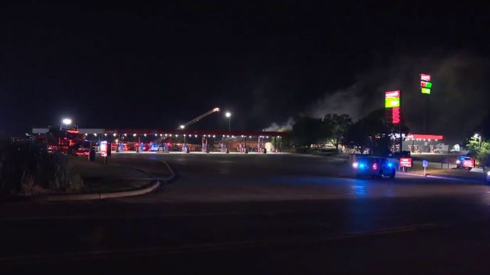 Large fire out at Flying J gas station in McCalla | WBMA